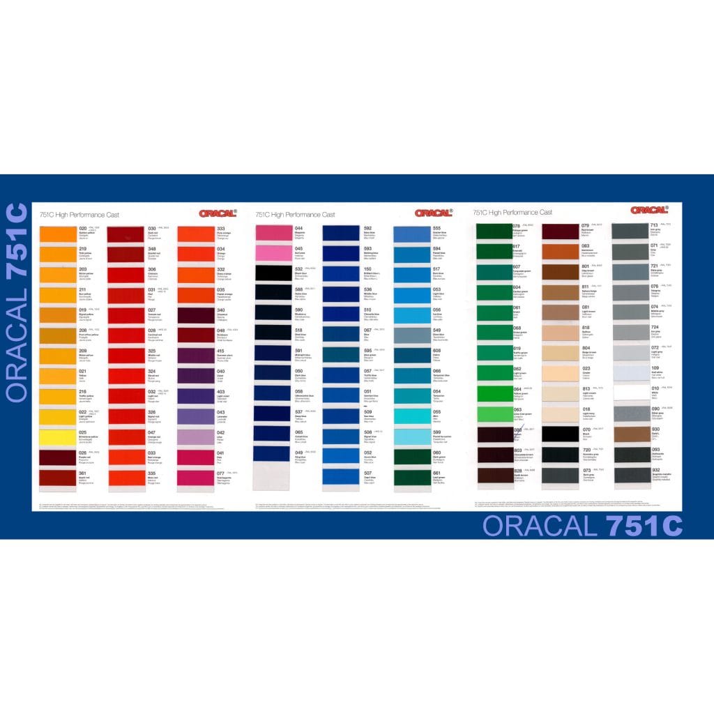 ORACAL 751C folije - Zartee.si